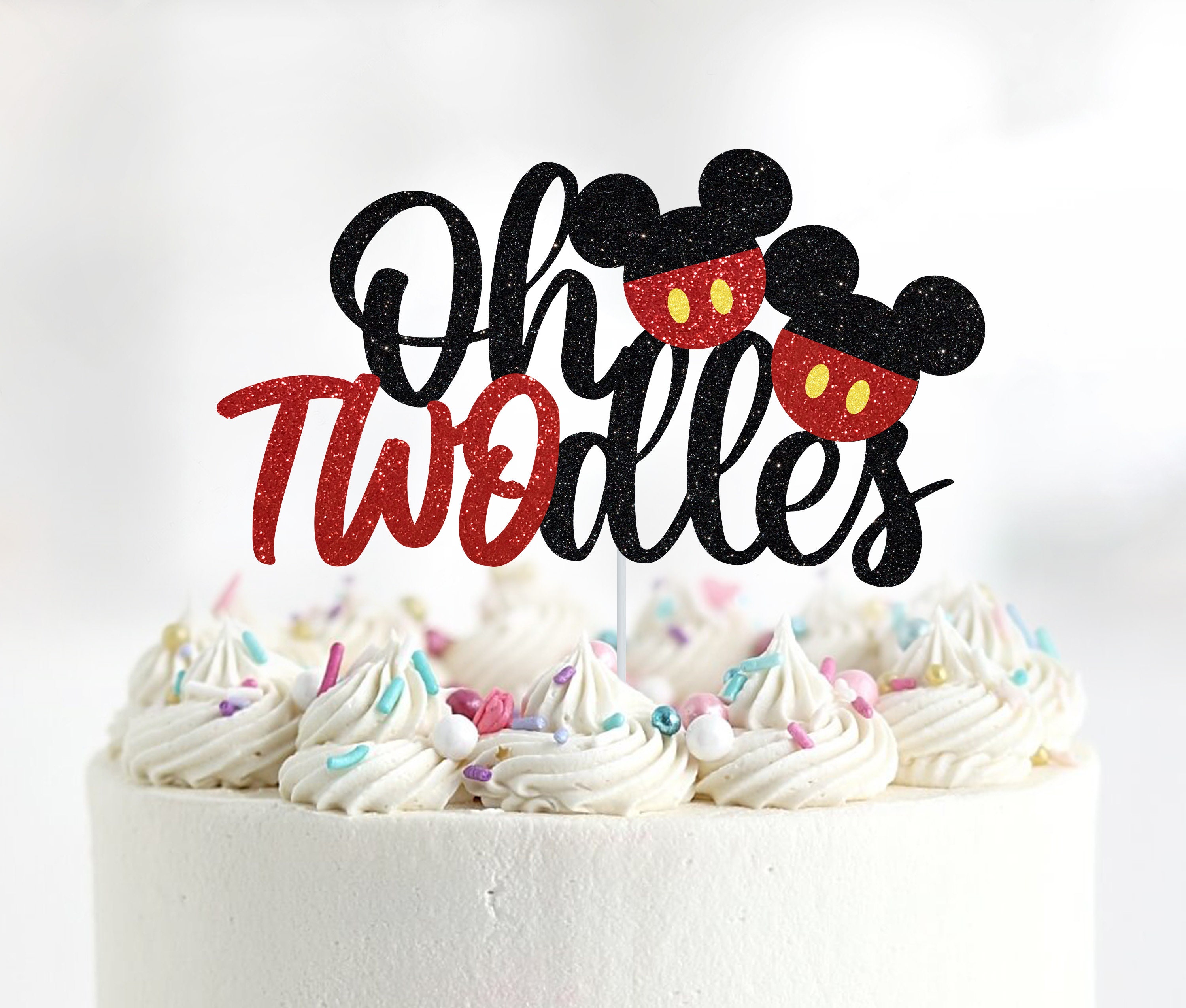 Oh Twodles Cake Topper Second Birthday Ideas Twins Birthday - Etsy