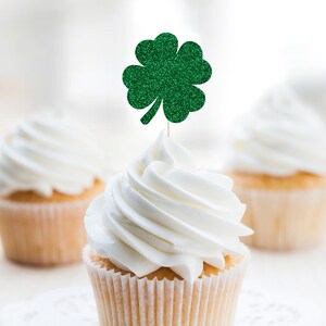 St. Patrick's Day Cupcake Topper Set, St. Paddys Day Cupcake Toppers ...