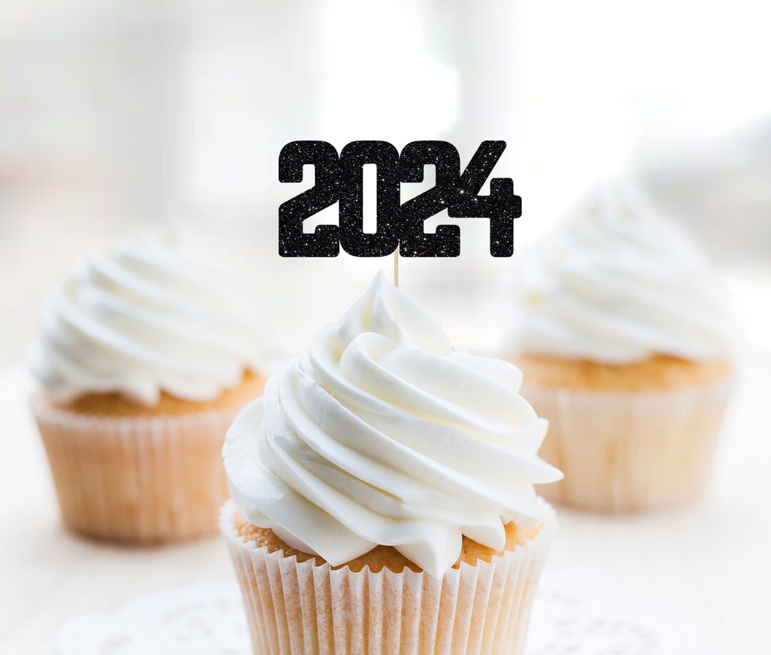 Class of 2024 Cupcake Toppers, ANY YEAR Graduation Cupcake Toppers ...