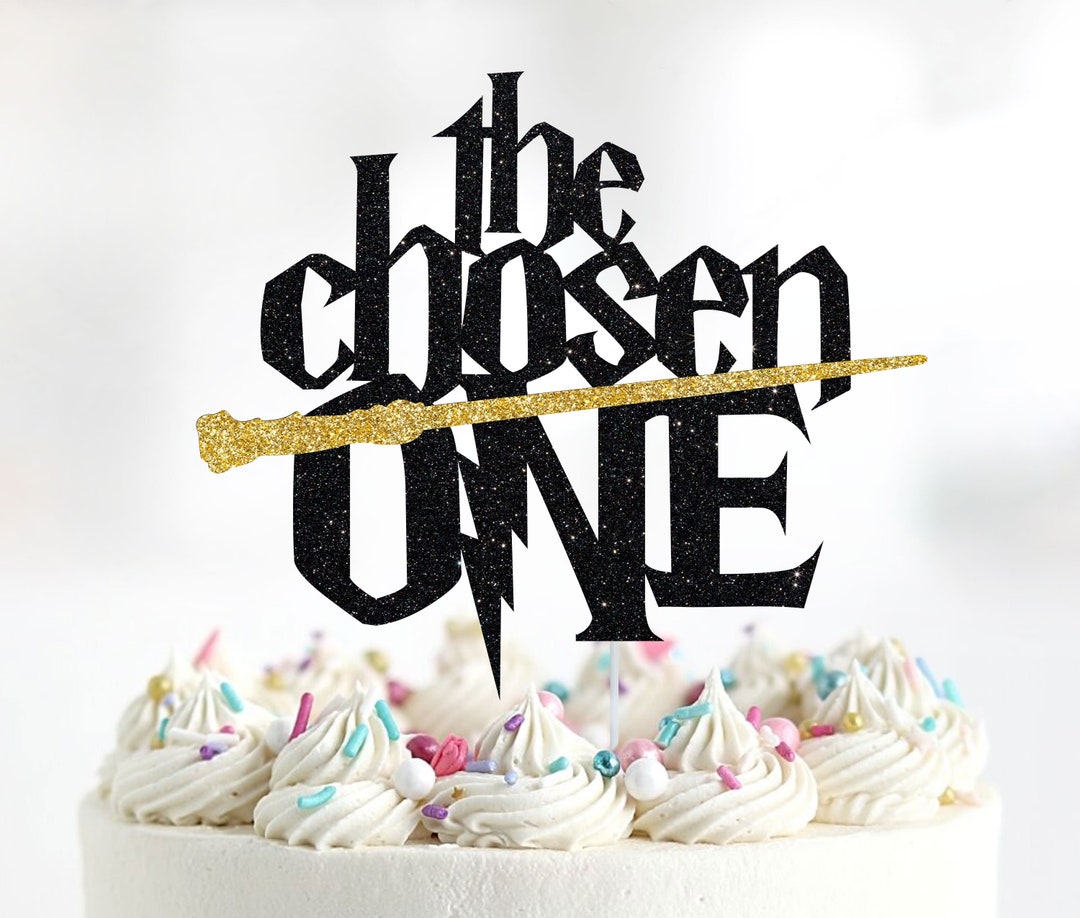 The Chosen One Cake Topper, Wizard Birthday Party Decor - Etsy