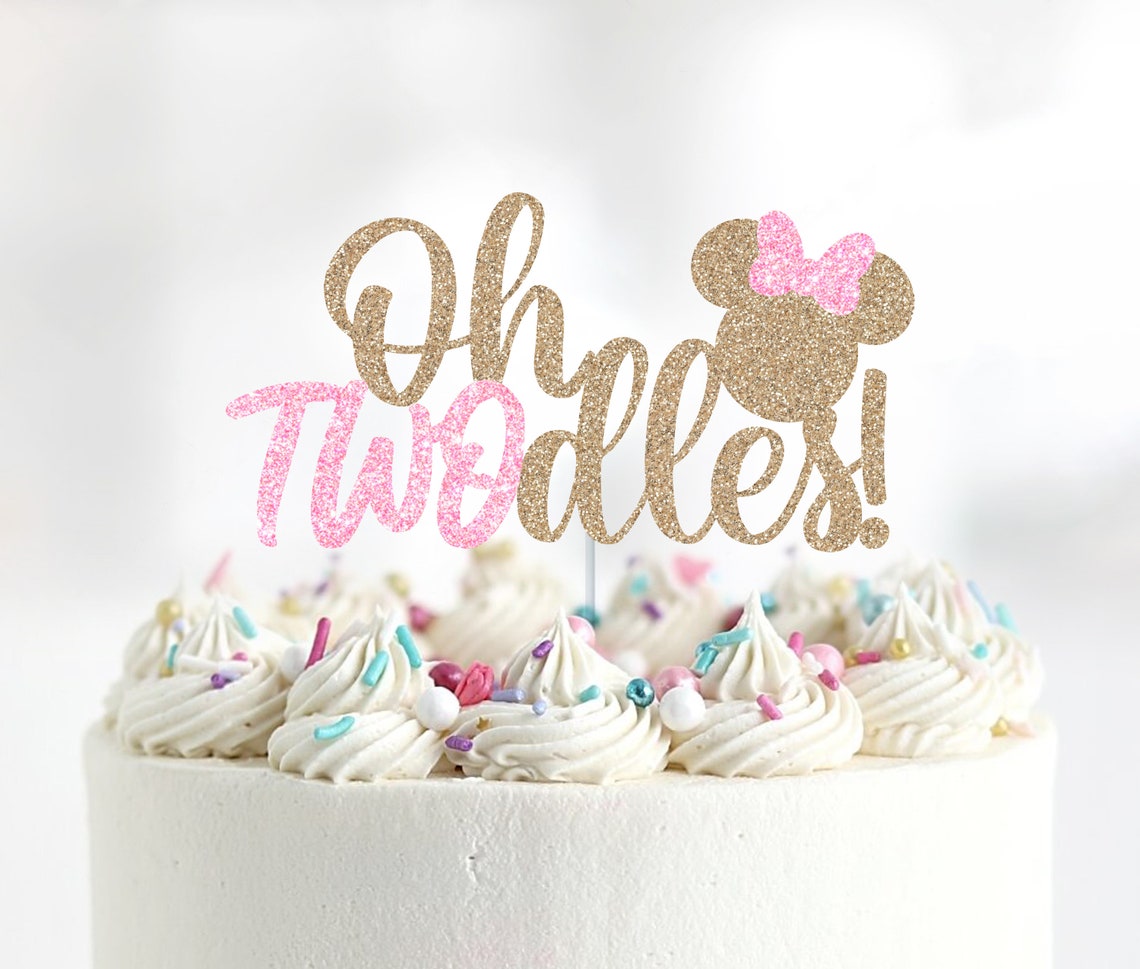 Oh Twodles Cake Topper I'm Twodles Cake Topper Girls 2nd | Etsy