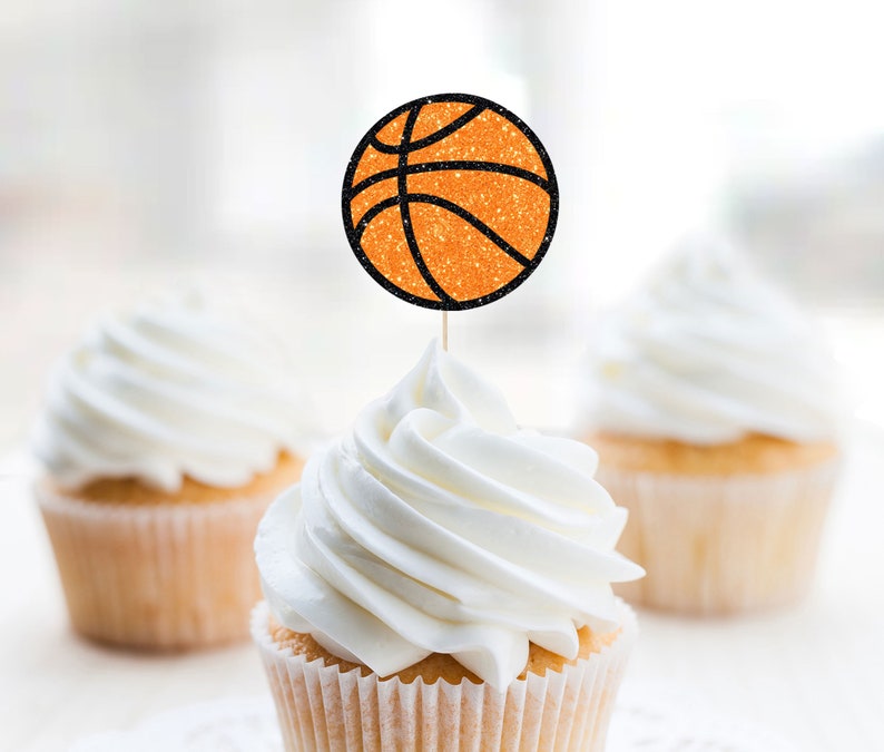 Basketball Cake Topper, Personalized Basketball Birthday Cake Topper ...