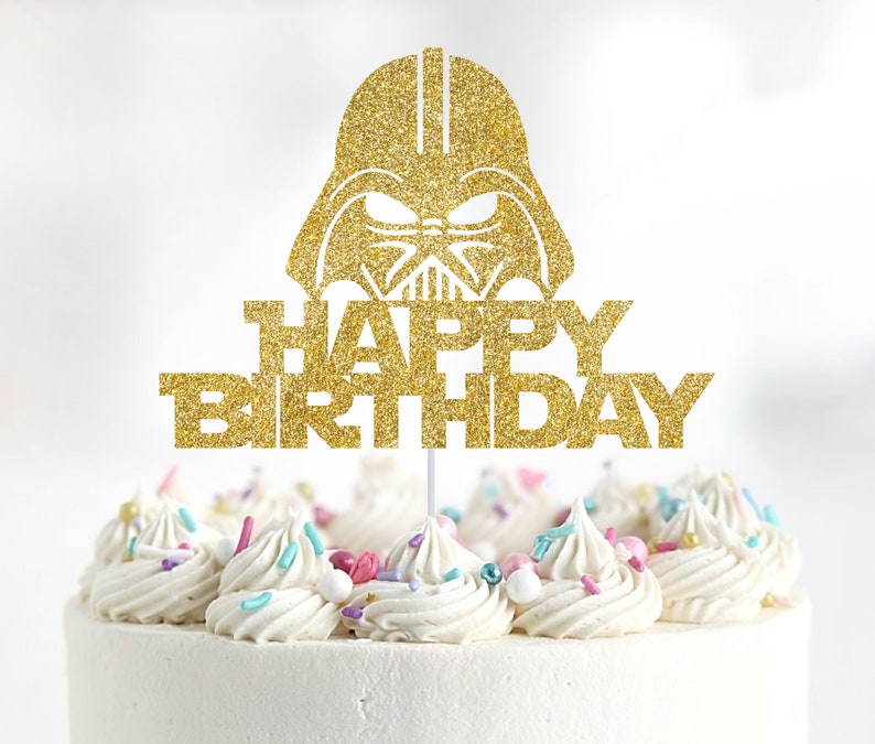 Vader Cake Topper Dark Side Cake Topper May the Forties Be - Etsy Canada