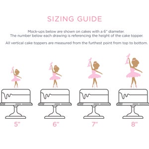 6 Cake Topper, Six Cake Topper, Age Cake Topper, Number Cake Topper ...