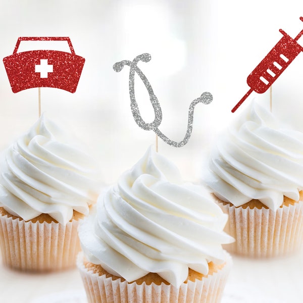 Nurse Cupcake Topper - Etsy