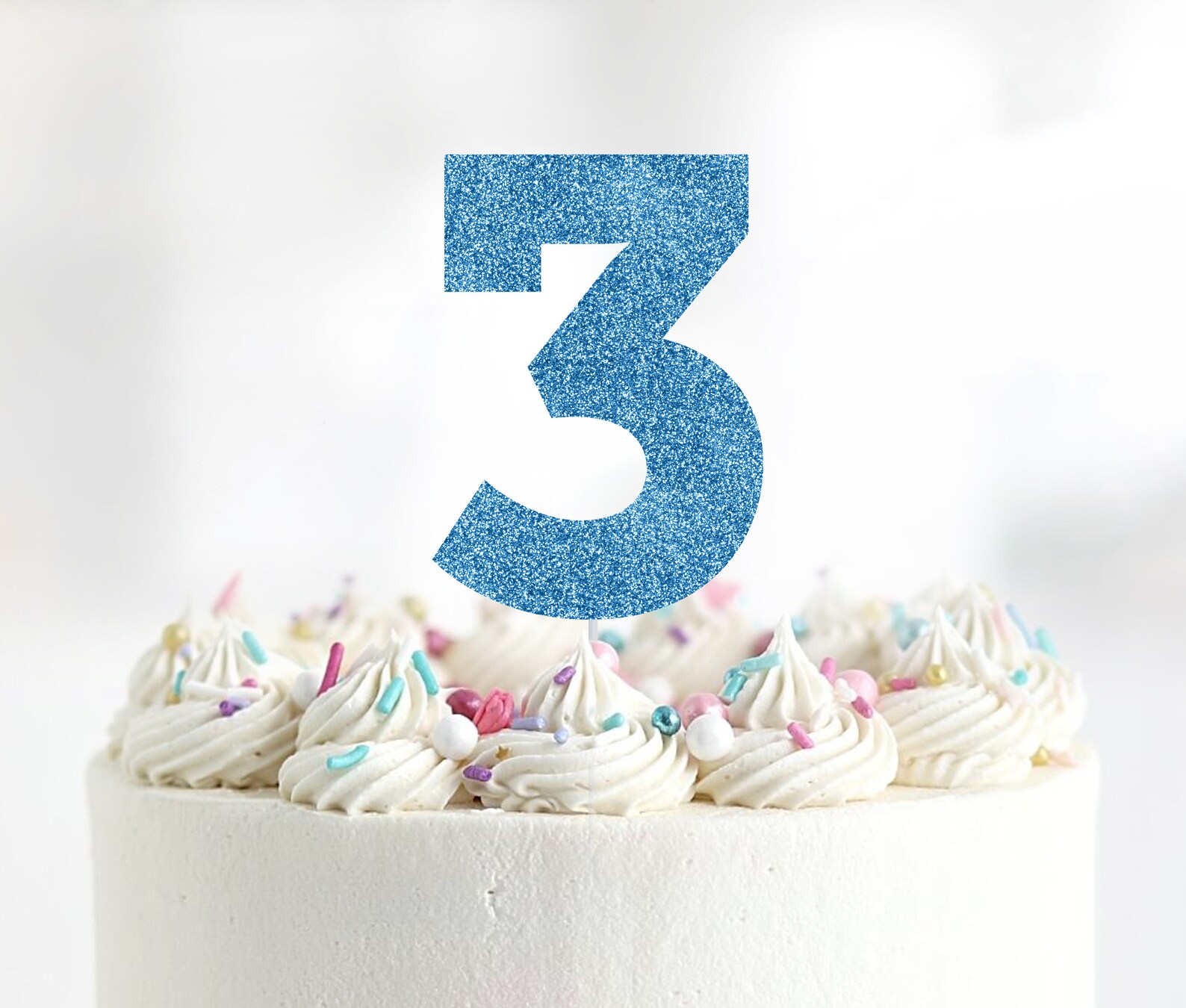 3 Cake Topper Three Cake Topper Age Cake Topper Number Cake - Etsy