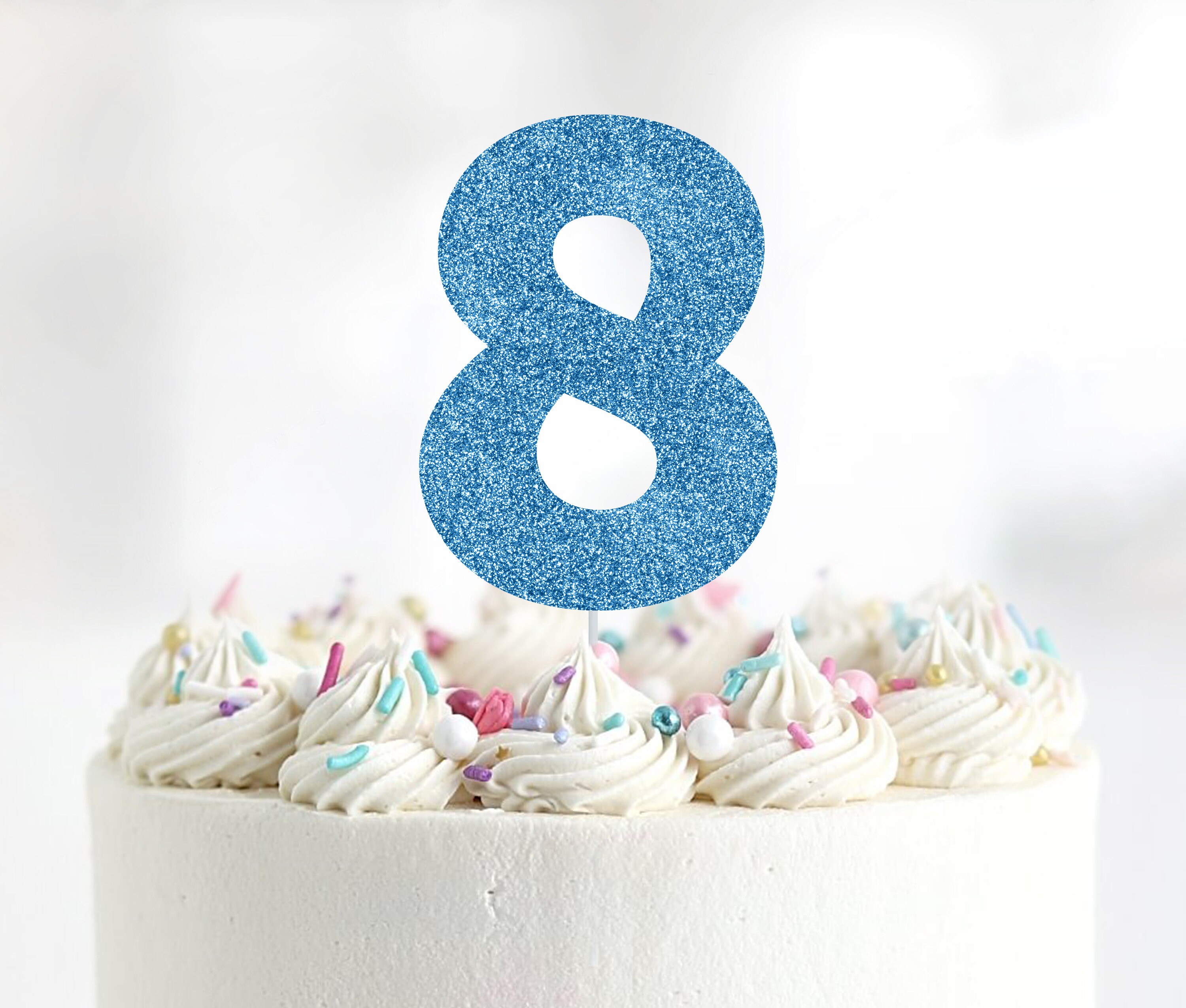 8 Cake Topper Eight Cake Topper Age Cake Topper Number Cake - Etsy