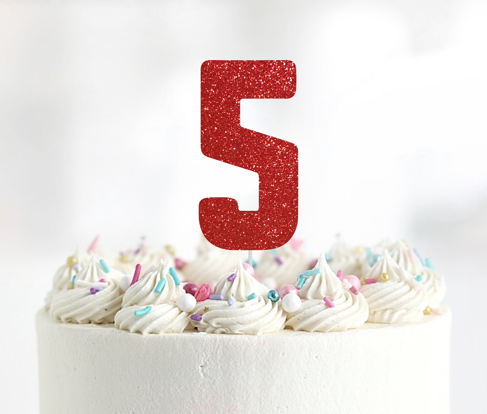 5 Cake Topper Five Cake Topper Age Cake Topper Number Cake | Etsy