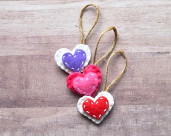 Hand Sewn Hearts - Etsy