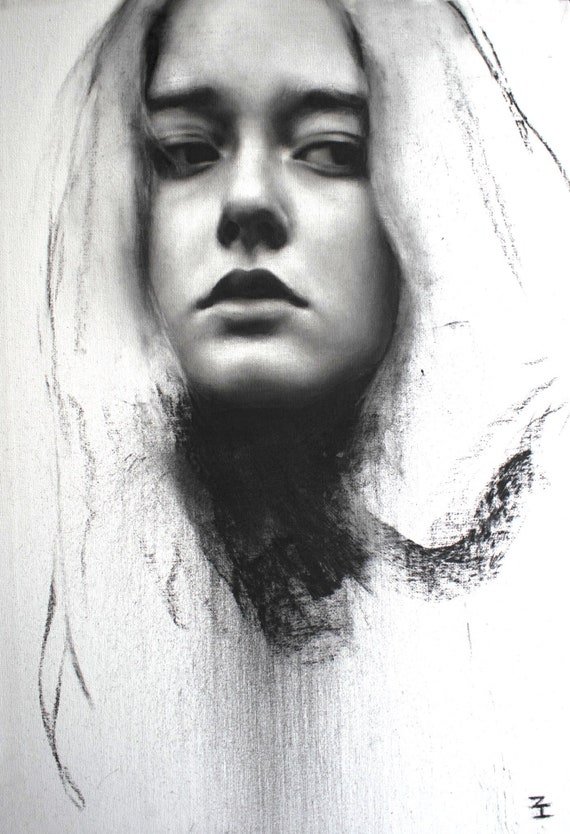 Simple Charcoal Drawings