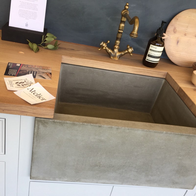Concrete Kitchen Sink - Etsy