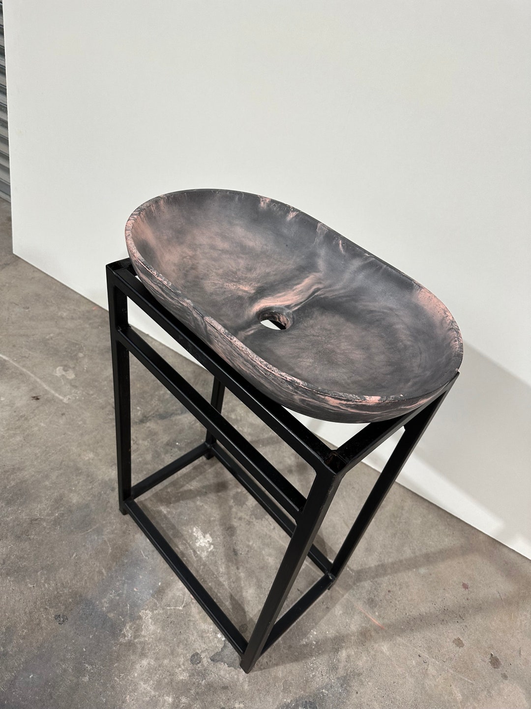 Concrete Vessel Sink – Handmade Modern Countertop Basin for Luxury ...