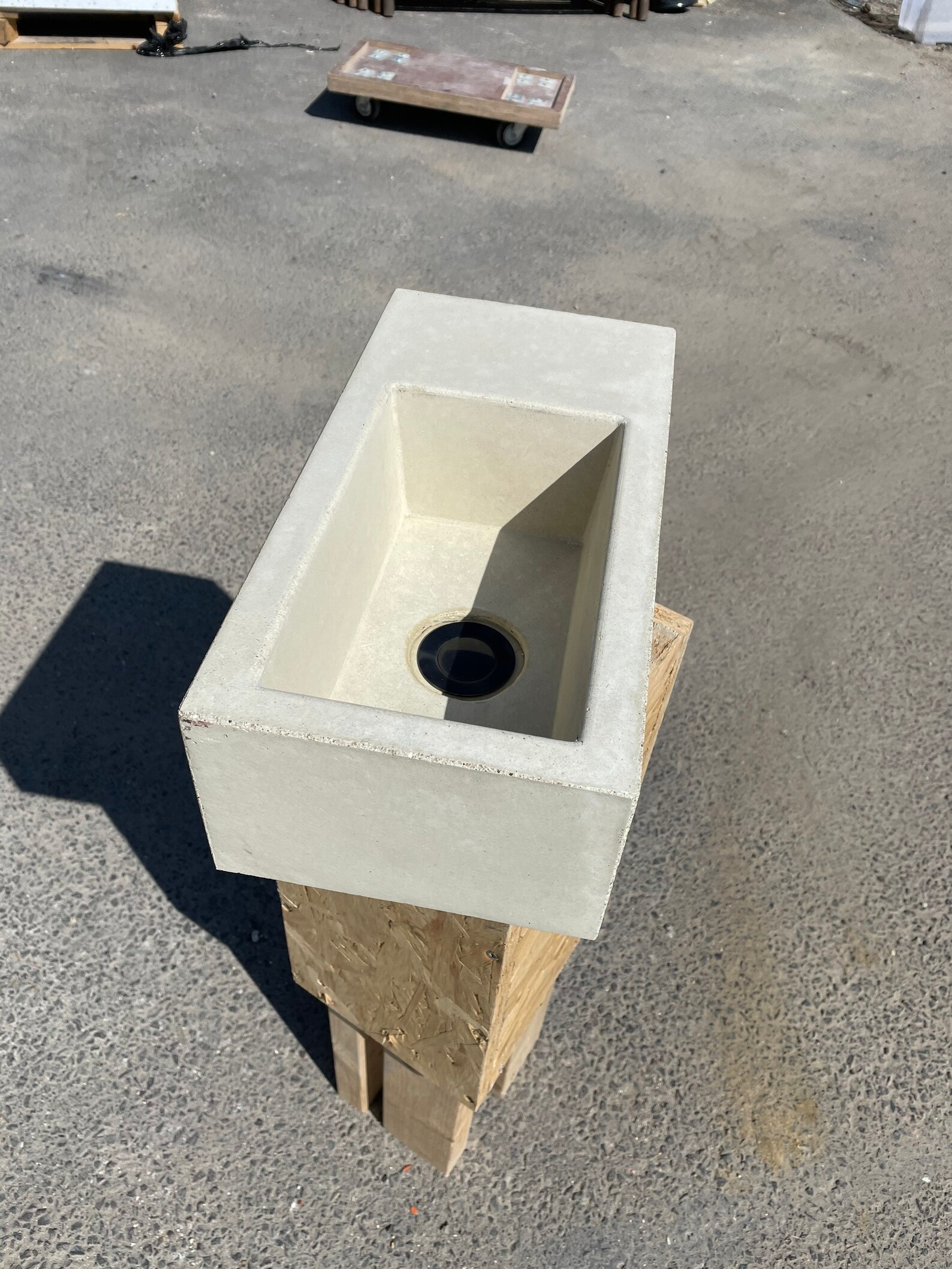 Mini Concrete Bathroom Sink - Etsy