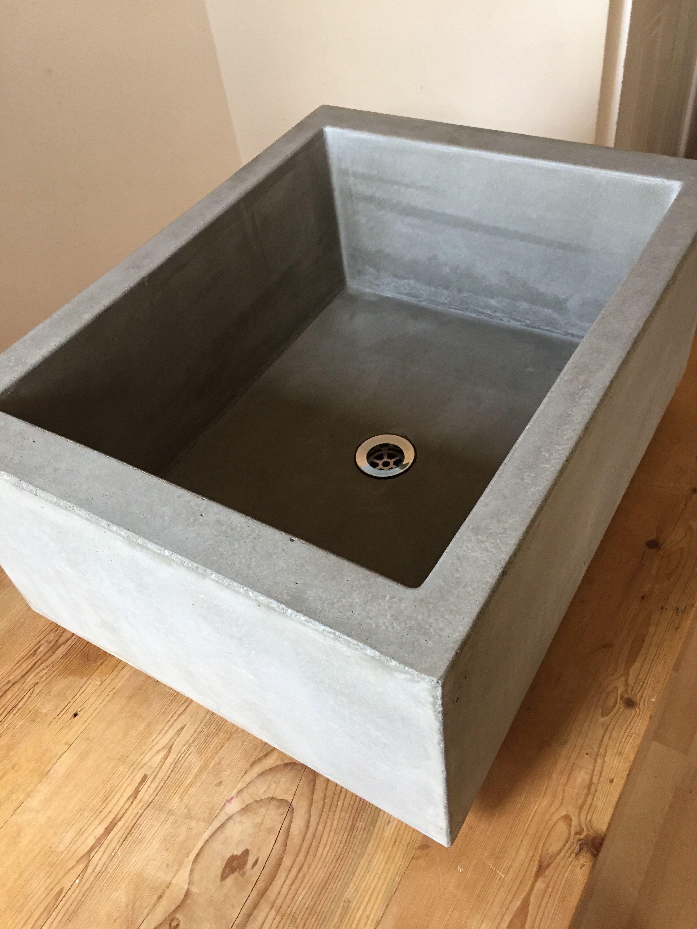 Concrete Belfast Sink handmade