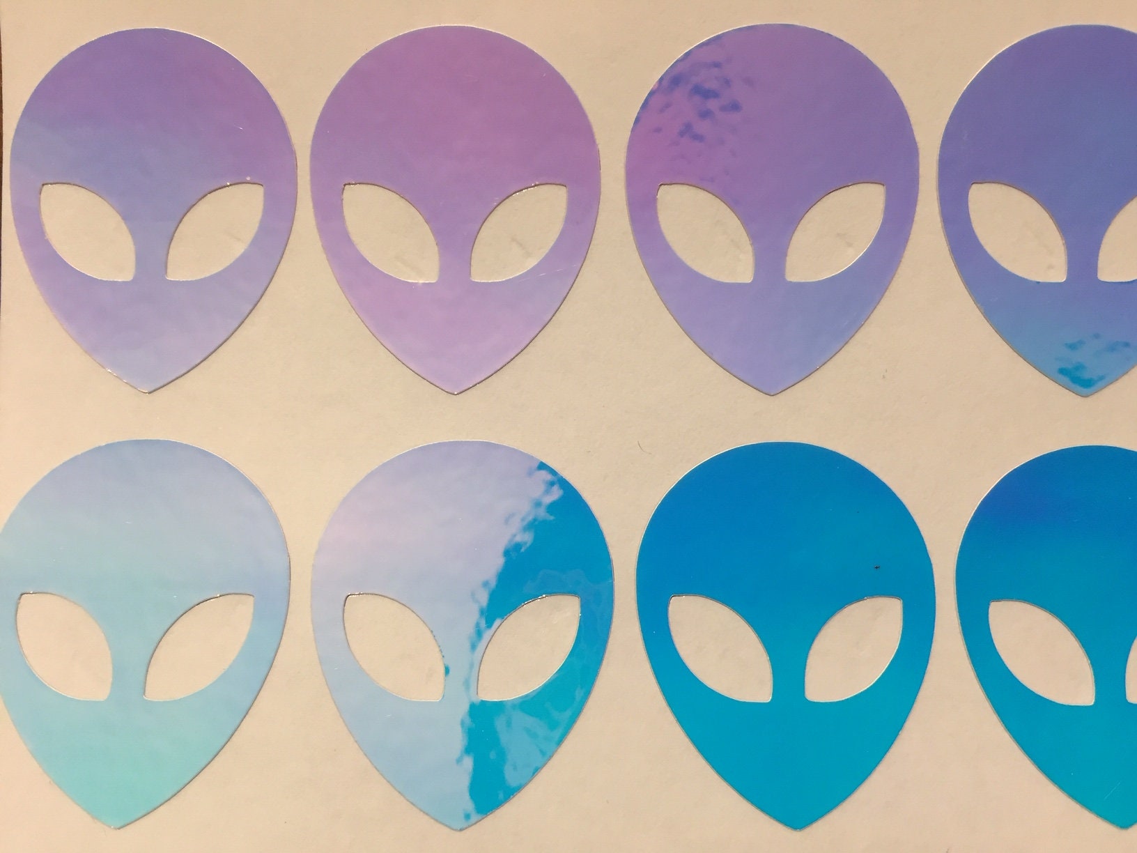Alien Head Stickers / Roswell Alien / Alien Gift Wrap / Space Stickers ...