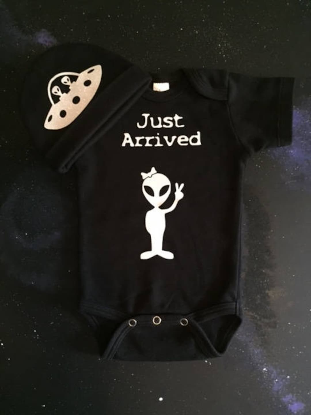 Alien ONESIE® / Roswell Alien Infant Creeper/ TWO Piece Outfit ...