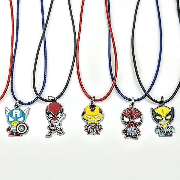 Superhero Necklace - Etsy