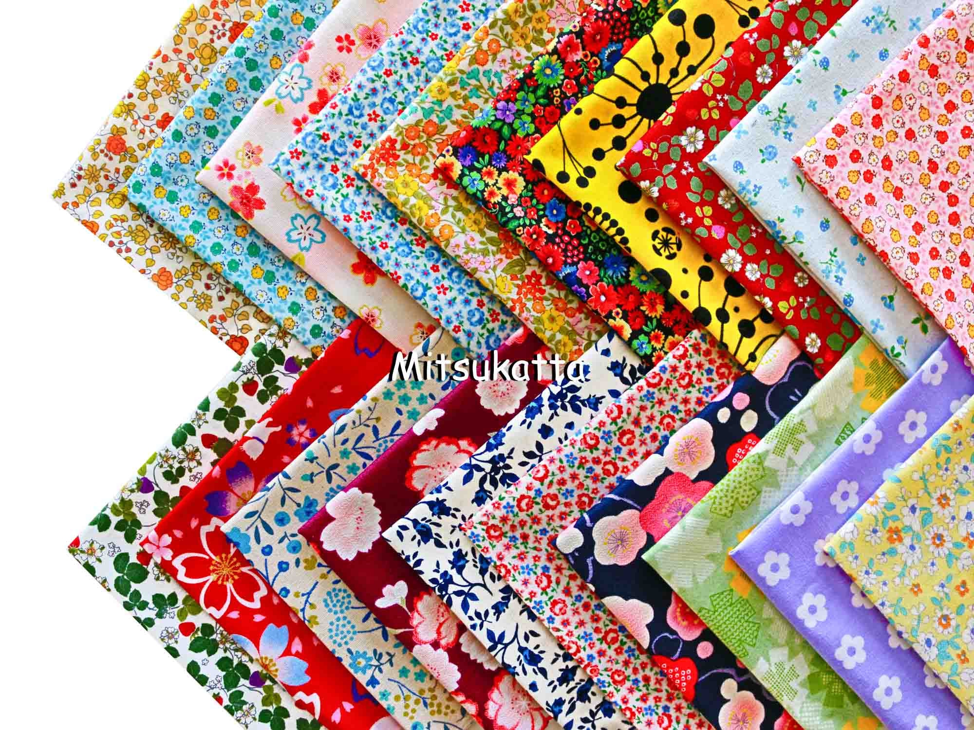 Bundle Floral Fabrics Flower Fabric Cotton Fabric Etsy