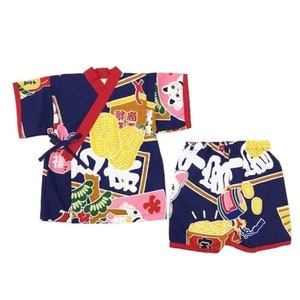 Japanese Sewing Pattern Jinbei Babies Pattern Kimono Shirt Baby Shorts ...