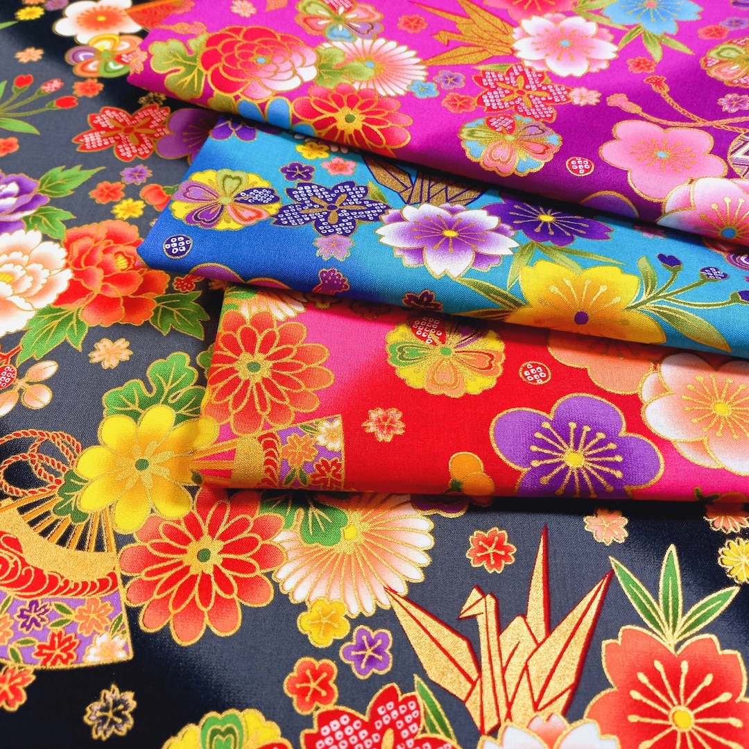 Japanese Fabric by the Yard Asian Fabric by the Meter Japanese ...