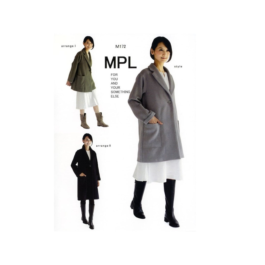 Coat Sewing Pattern Women's Coat Pattern Winter Coat - Etsy
