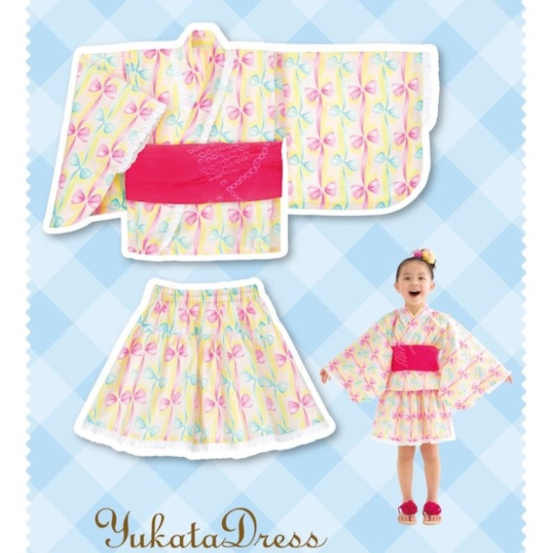 Beginner Sewing Pattern Girl's Kimono Pattern Kimono Jacket Yukata - Etsy