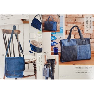 SEWING PATTERN BOOK Bag Sewing Pattern Jeans Sewing Tutorial Bag ...