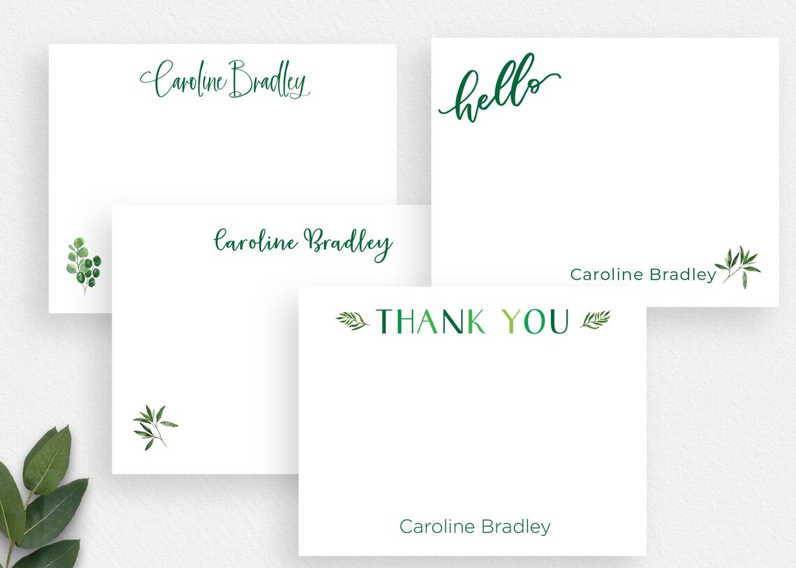 Variety Cards With Envelopes Personalized Cards With - Etsy