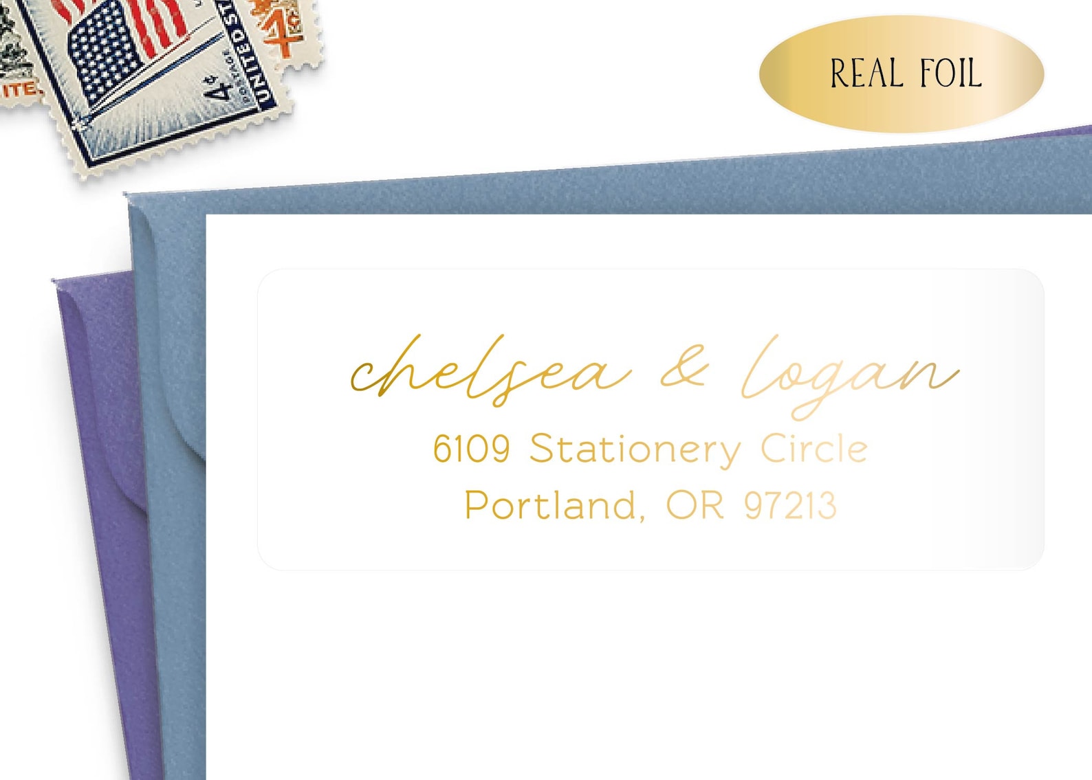 Return Address Labels Gold Foil Address Labels 30 - Etsy