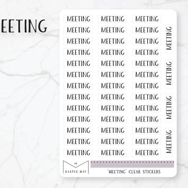 Meeting Sticker - Etsy