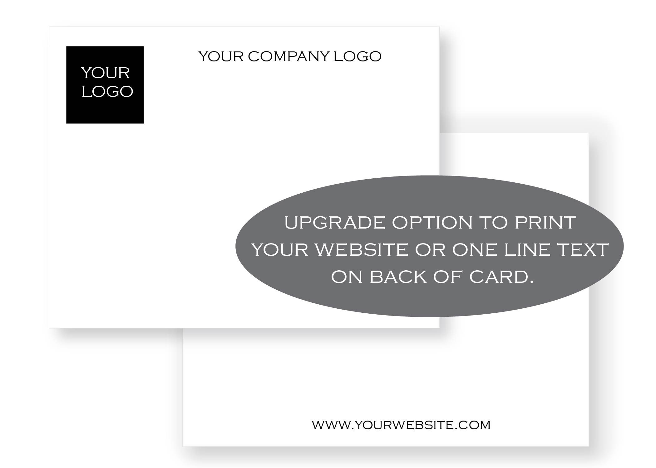 Custom Logo Note Card Set Personalized Stationery With Logo - Etsy