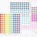 Calendar Stickers, Transparent Dot Stickers, Transparent Date ...