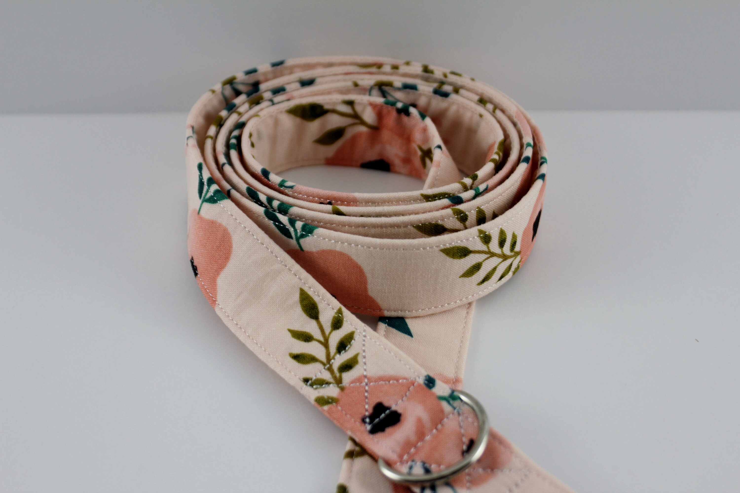 Peach Poppys Leash, Floral Dog Leash, Pet Leash, Girly Leash, 6 FT ...