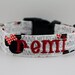 Female Mouse Collar, Girly Mouse Ears Dog Collar, Personalized Dog ...