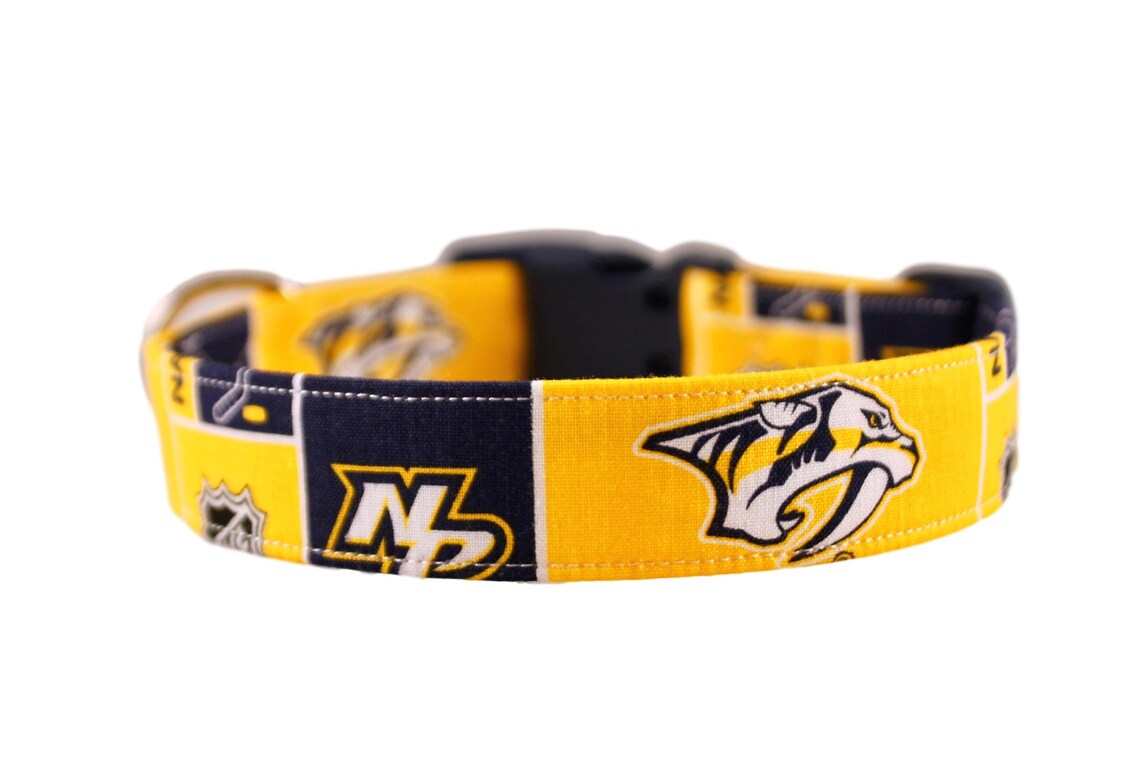 NHL Nashville Predators Collar Predators Dog Collar - Etsy