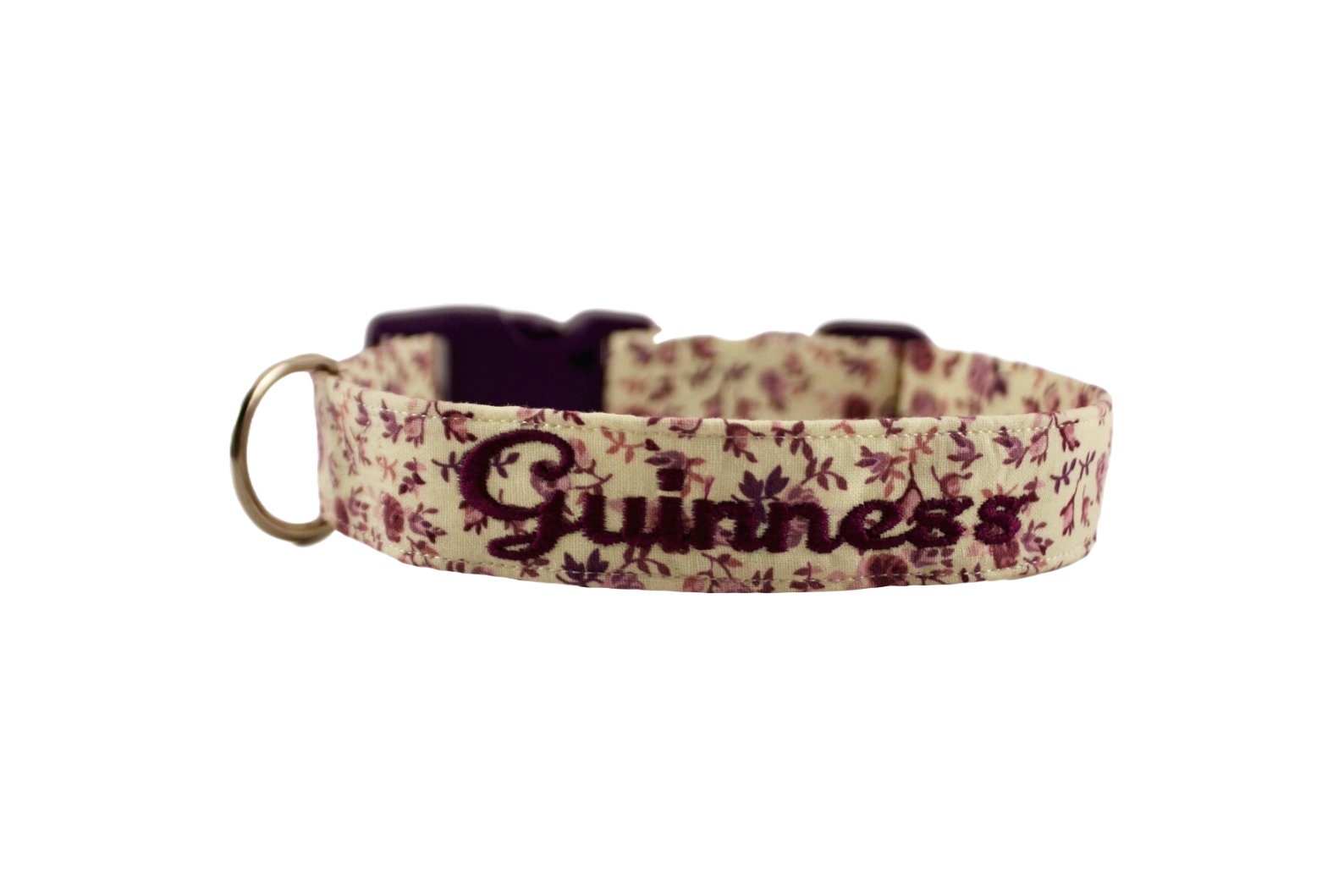 Dusty Rose Collar, Floral Dog Collar, Valentine Collar, Flower Dog ...