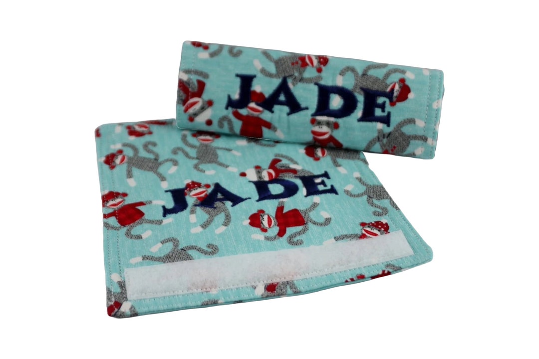 You Pick Fabric Luggage Handle Cover, Luggage Tag, Backpack Handle Wrap ...