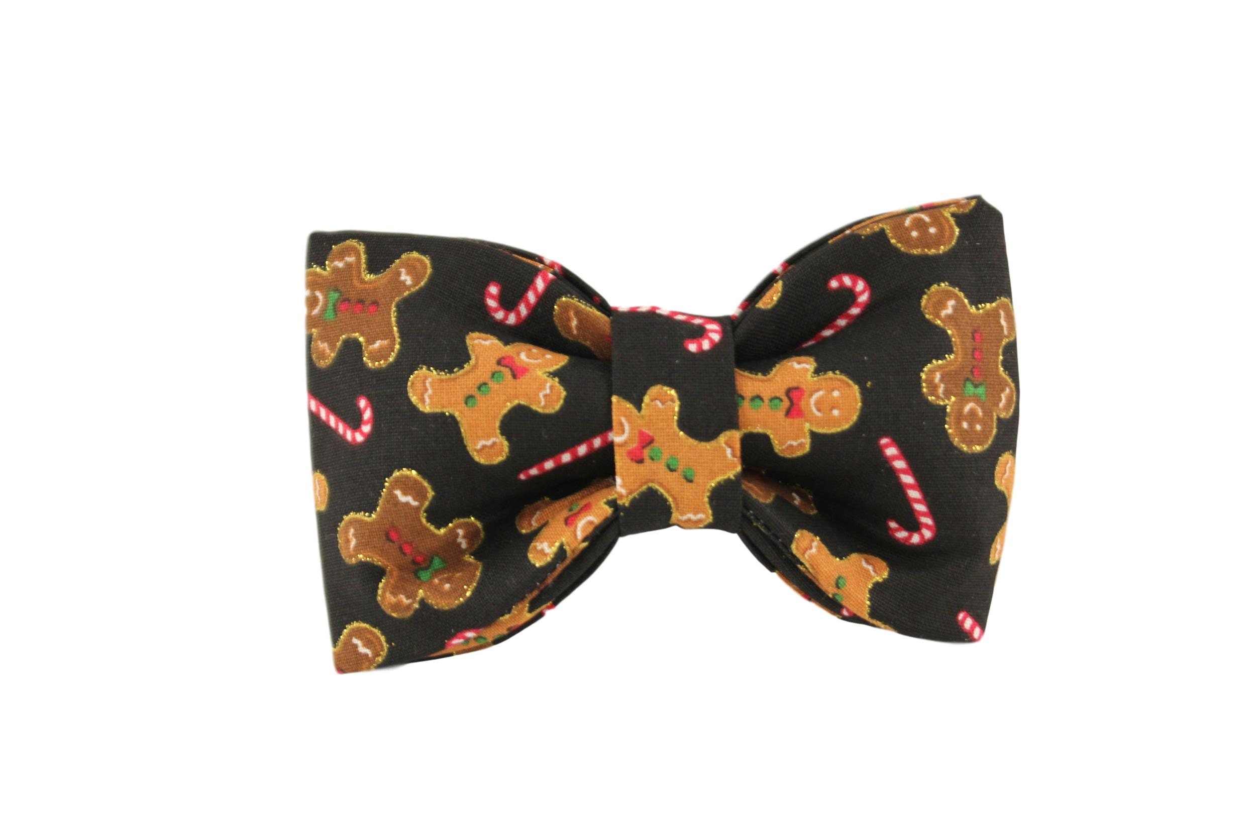 Gingerbread Bow Tie-size MEDIUM Boy Collar Bow Tie Pet Bow - Etsy India