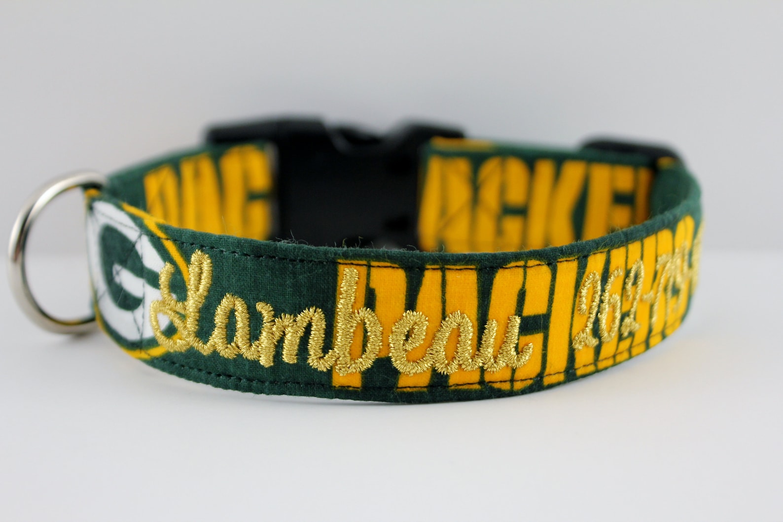 NFL Green Bay Packers Collar, Packers Dog Collar, Personalized Collar ...
