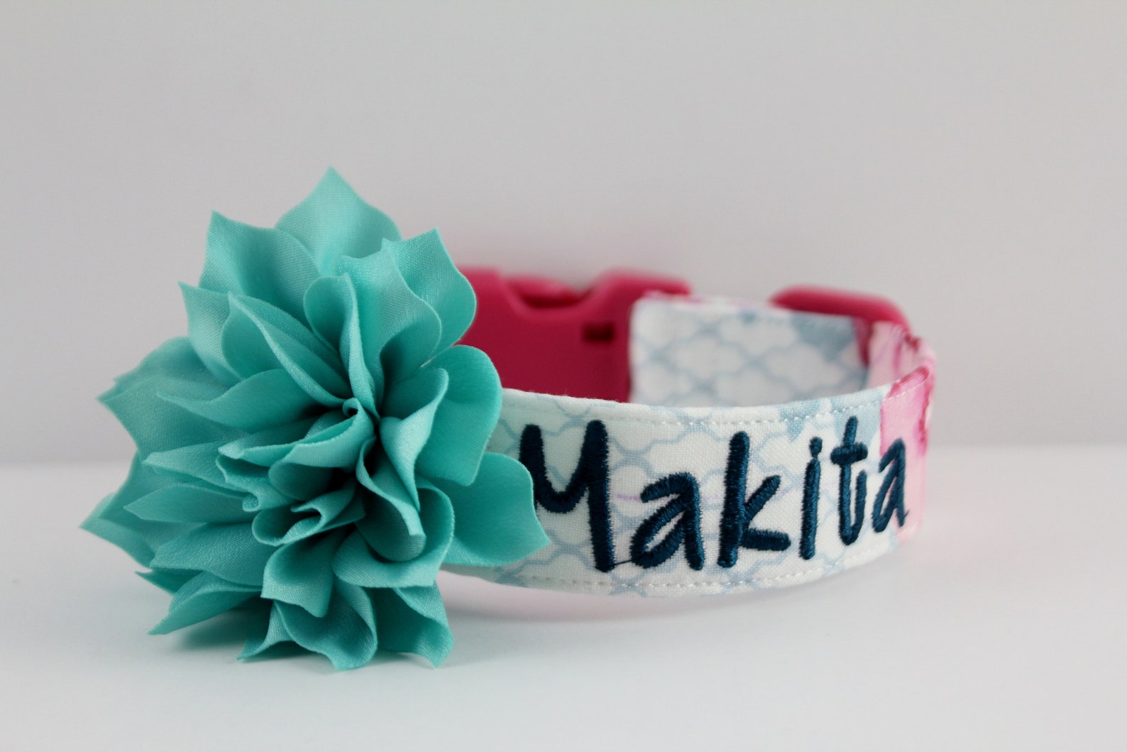 Pastel Blooms Collar, Flower Dog Collar, Floral Collar, Custom Dog ...