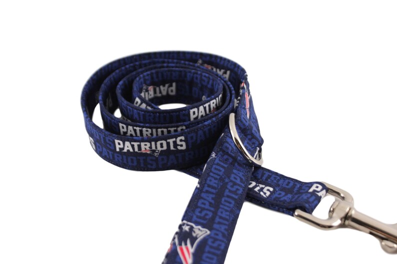 NFL New England Patriots Leash, Patriots Dog Leash, Football Pet Lead ...
