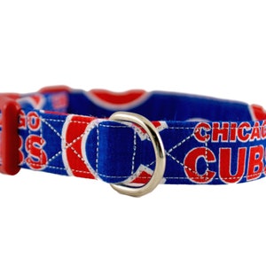 MLB Chicago Cubs Collar, Cubs Dog Collar, Personalized Collar ...
