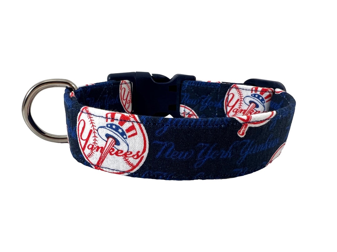 MLB New York Yankees Collar, Yankees Dog Collar, Personalized Collar ...