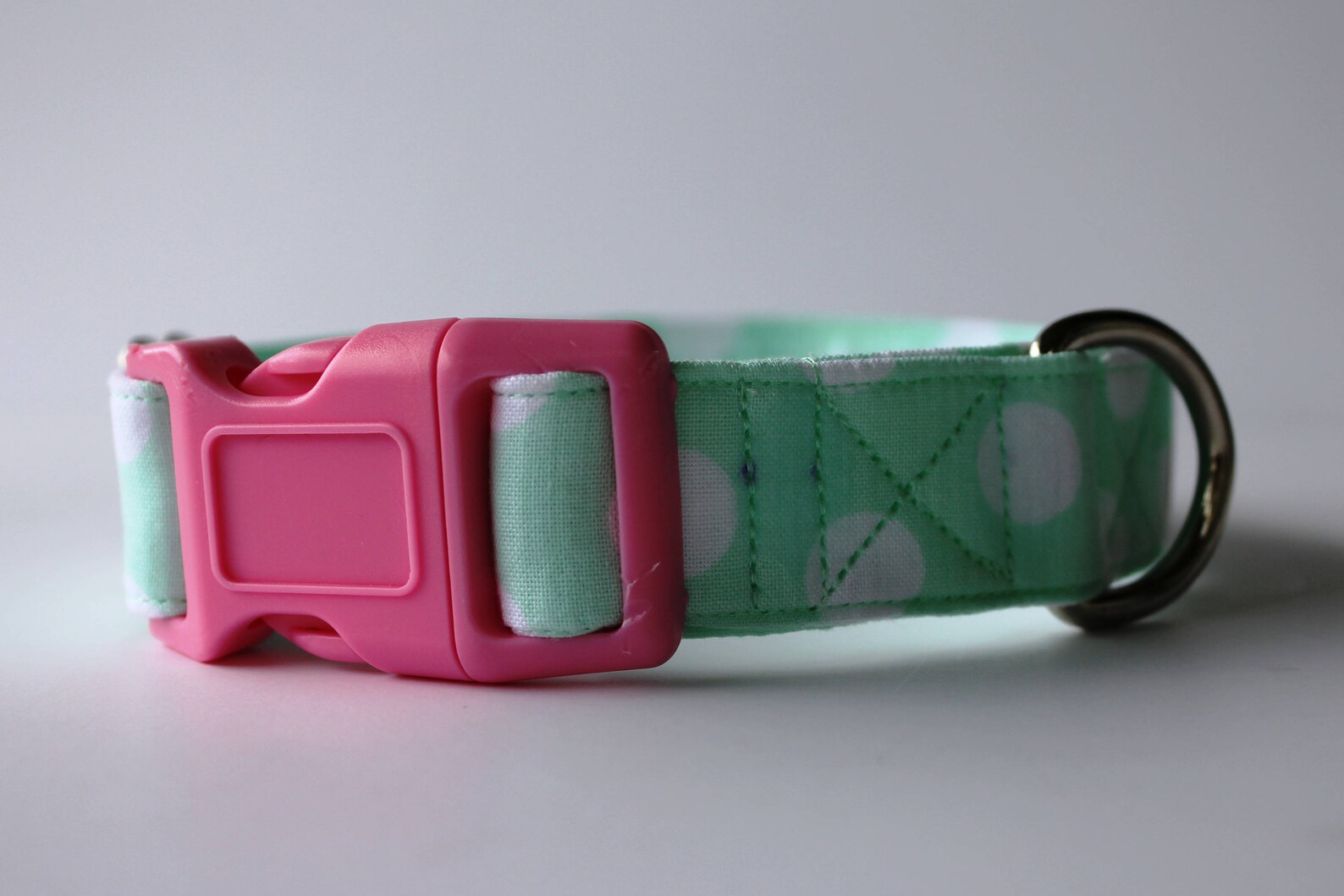 Mint & White Polka Dot Collar Aqua Dog Collar Polka Dot | Etsy