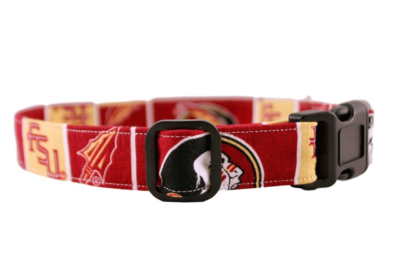 Florida State University Seminoles Collar, Embroidered Dog Collar ...