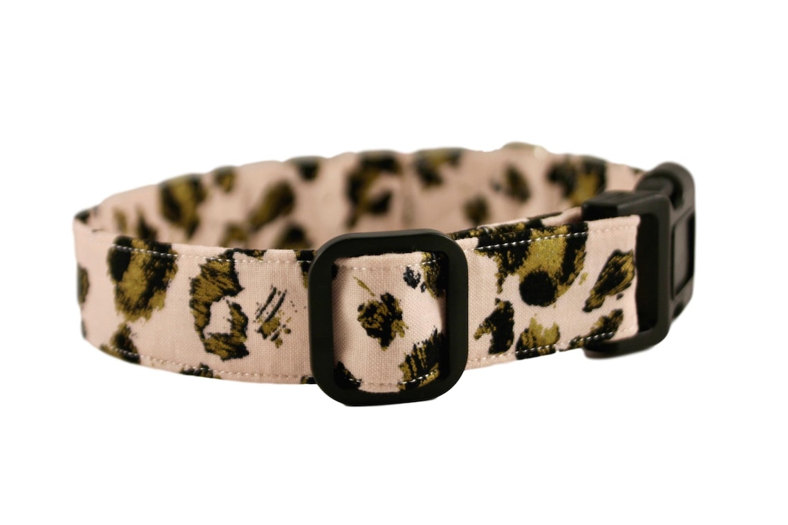 Pink Leopard Collar, Animal Print Dog Collar, Pink Collar, Sassy Dog ...