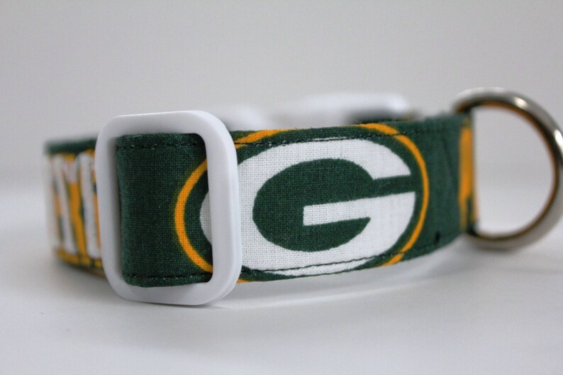 NFL Green Bay Packers Collar, Packers Dog Collar, Personalized Collar ...