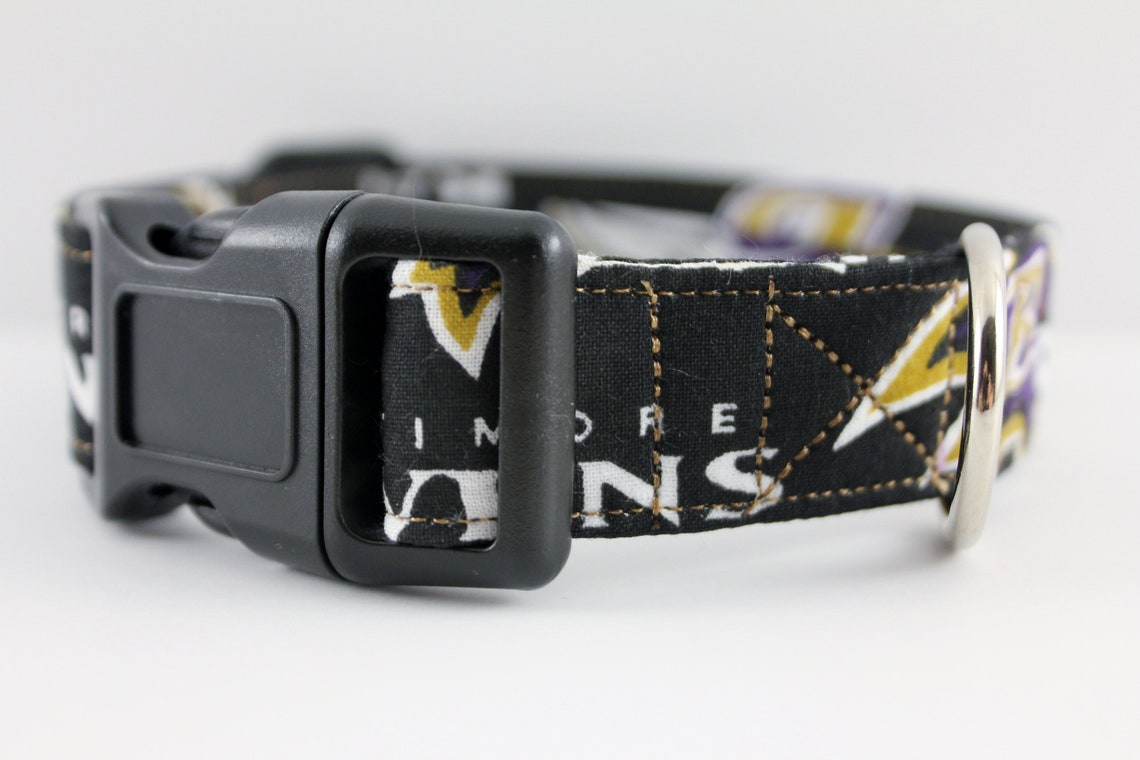 NFL Baltimore Ravens Collar, Packers Dog Collar, Personalized Collar ...