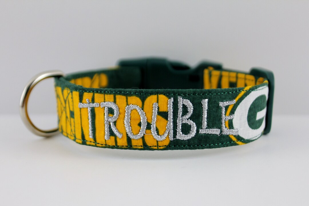 NFL Green Bay Packers Collar Packers Dog Collar Personalized - Etsy