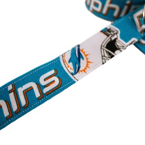 NFL Miami Dolphins Leash, Miami Leash, Custom Dog Leash, Dolphins Dog ...